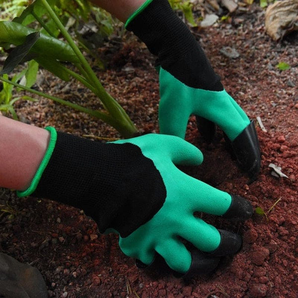 Garden Gloves with Claws Gardening Digging Planting Waterproof Work ...