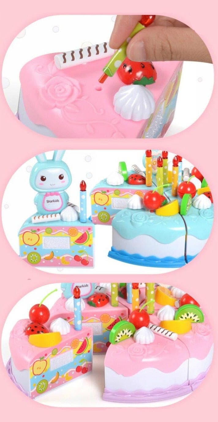 Pretend and Play Birthday Cake Party Cake for Toddlers 2 - 3yrs Old ...