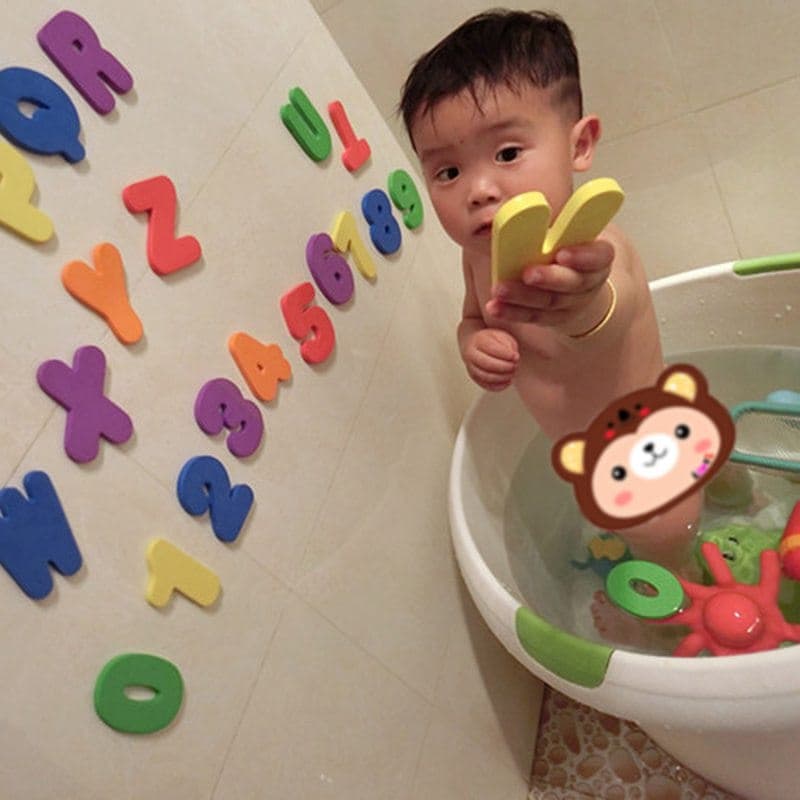Kids Floating Bath Letters Educational Fun 36 Floating Alphabets and ...