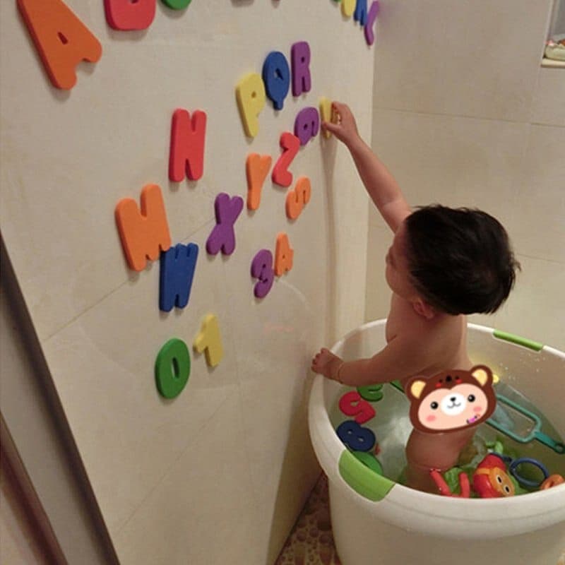Kids Floating Bath Letters Educational Fun 36 Floating Alphabets and ...